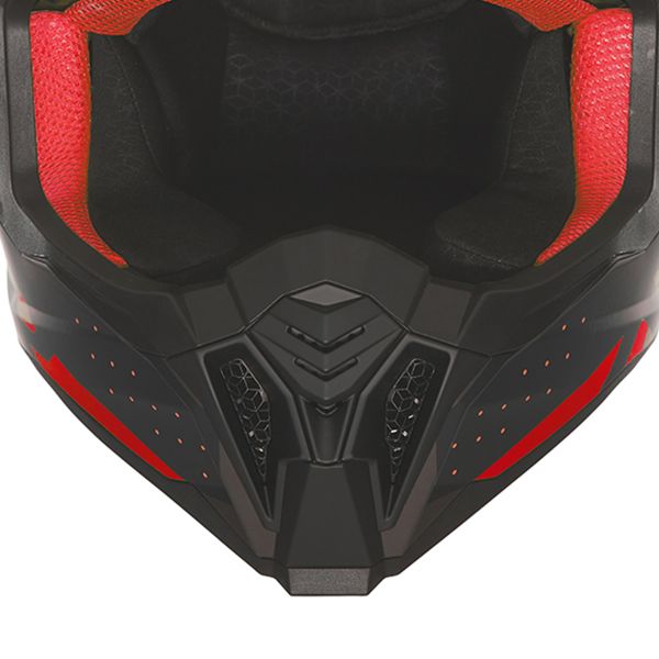 Casque NOX N634 Gradiant Matt Black Red en Stock | iCasque.com