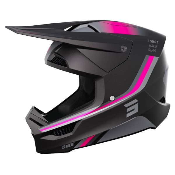Casque SHOT Furious Aim Pink Matt en Stock | iCasque.com