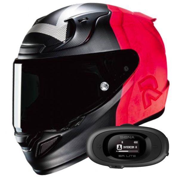 Pack Casque + Kit bluetooth et intercom : HJC RPHA 12 Squid Game Netflix + Kit bluetooth 5R Lite ...