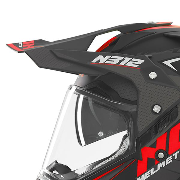 Casque NOX N312 Vapor Matt Black Red en Stock | iCasque.com