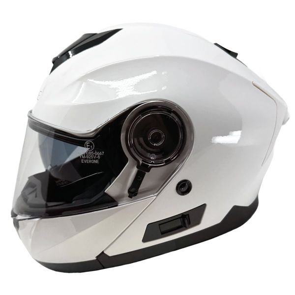 Casque Everone M72R Shiny White en Stock | iCasque.com