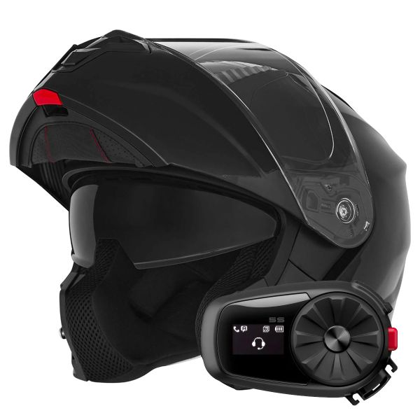 Pack Casque + Kit bluetooth et intercom : NOX N968 Shiny Black + Kit ... Pack Casque + Kit bluetooth et intercom : NOX N968 Shiny Black + Kit ...