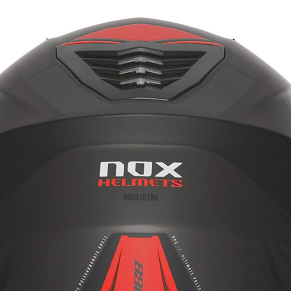 Casque NOX N968 Ultra Matt Black Red en Stock | iCasque.com