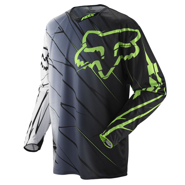 Maillot cross FOX 360 Future Black Green cherche Propriétaire | iCasque.com