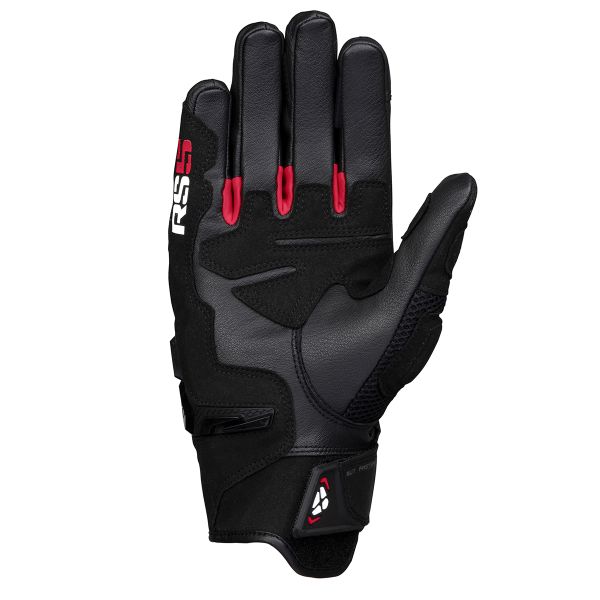Gants moto Ixon RS5 Air Black White Red en Stock | iCasque.com