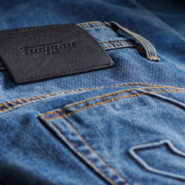 Jeans moto Furygan Leena Used Blue Au Meilleur Prix | iCasque.com