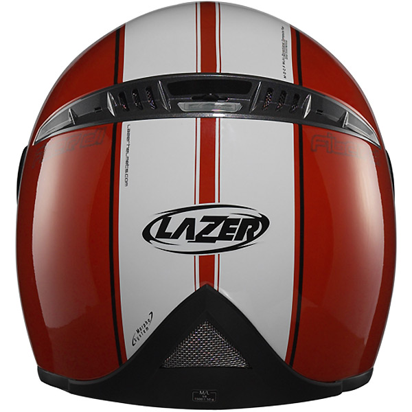 Casque Lazer Fiber D1 MK II Rouge Blanc Au Meilleur Prix | iCasque.com