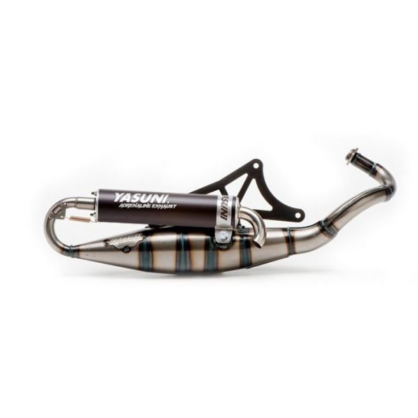 Ligne complète Yasuni R Inox/Alu noir Aprilia/Derbi/Gilera/Piaggio ...